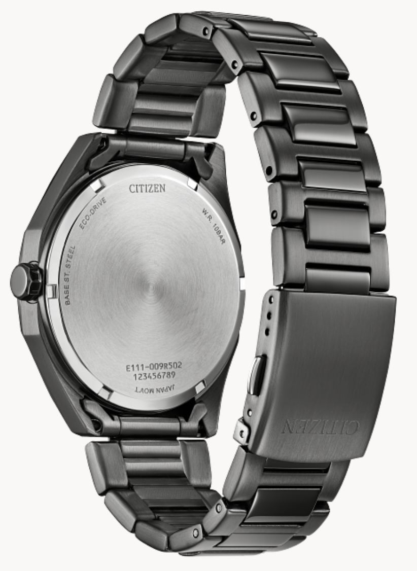 Citizen Weekender Gray Dial Black Stainless Steel BM7637-81H – Matheu's