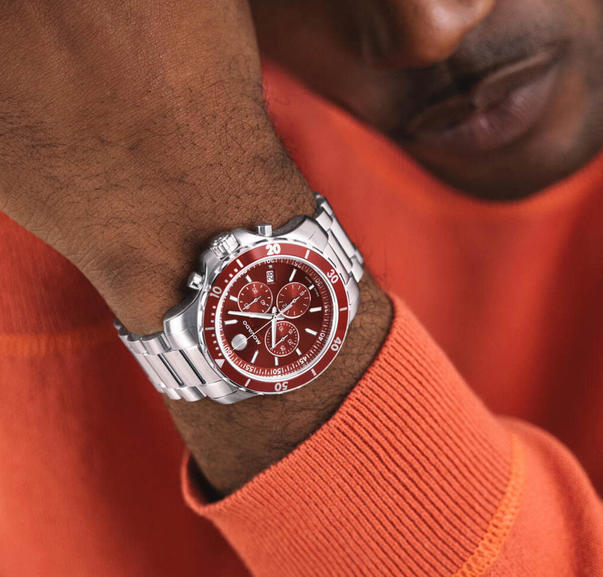 Movado Series 800 Chronograph Red Dial 2600194 – Matheu's